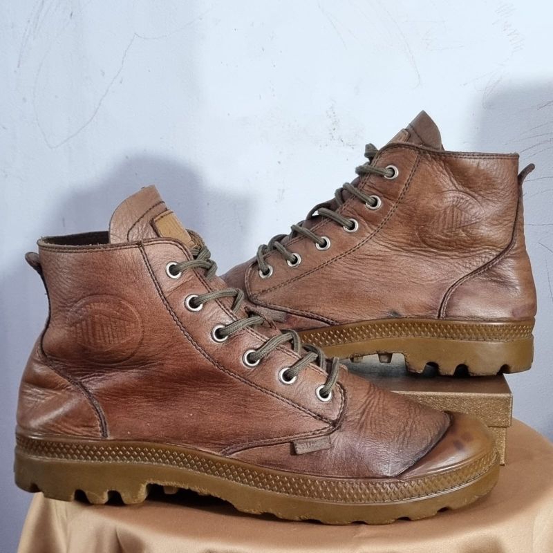 Jual Sepatu Boots Palladium Men's Leather Authentic | Shopee Indonesia