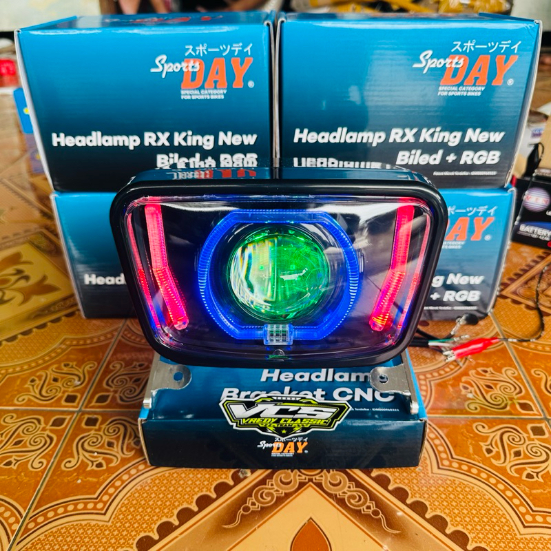 Jual BILED RX KINK OVAL RGB PNP RX KING RXKING oval lampu DEPAN RXK RK ...