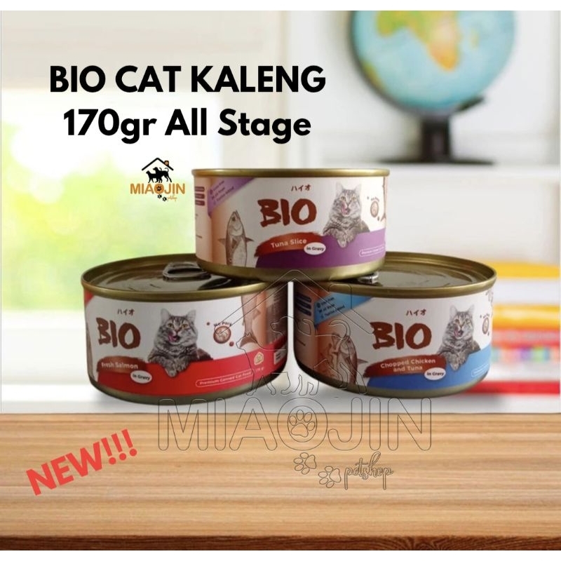 Jual BIO CAT Kitten & Adult Kaleng 170gr - Makanan Basak Anak Kucing ...