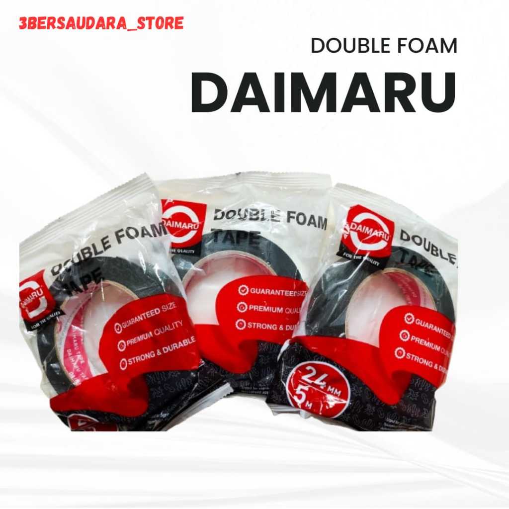 Jual [PCS] DAIMARU DOUBLE FOAM TAPE 24 MM X 5 METER | Shopee Indonesia