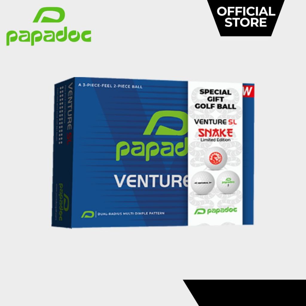 Jual Golf Ball Papadoc Venture SL Snake Edition | Shopee Indonesia