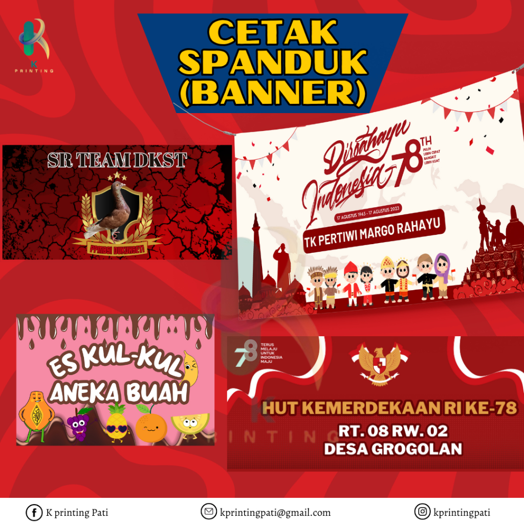 Jual CETAK PRINT BANNER / SPANDUK / BALIHO / BACKDROP / BACKROUND GRATIS DESAIN FLEXY 280GSM ...