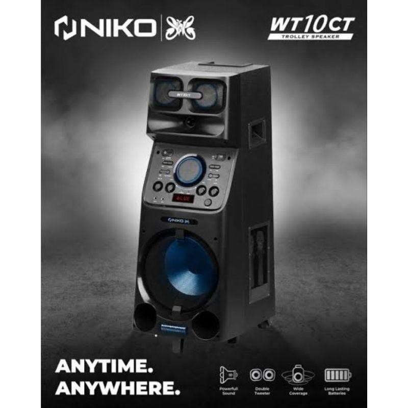 Jual NIKO WOODEN TROLLEY NIKO WT-10CT GARANSI RESMI SPEAKER 10" INCH ...