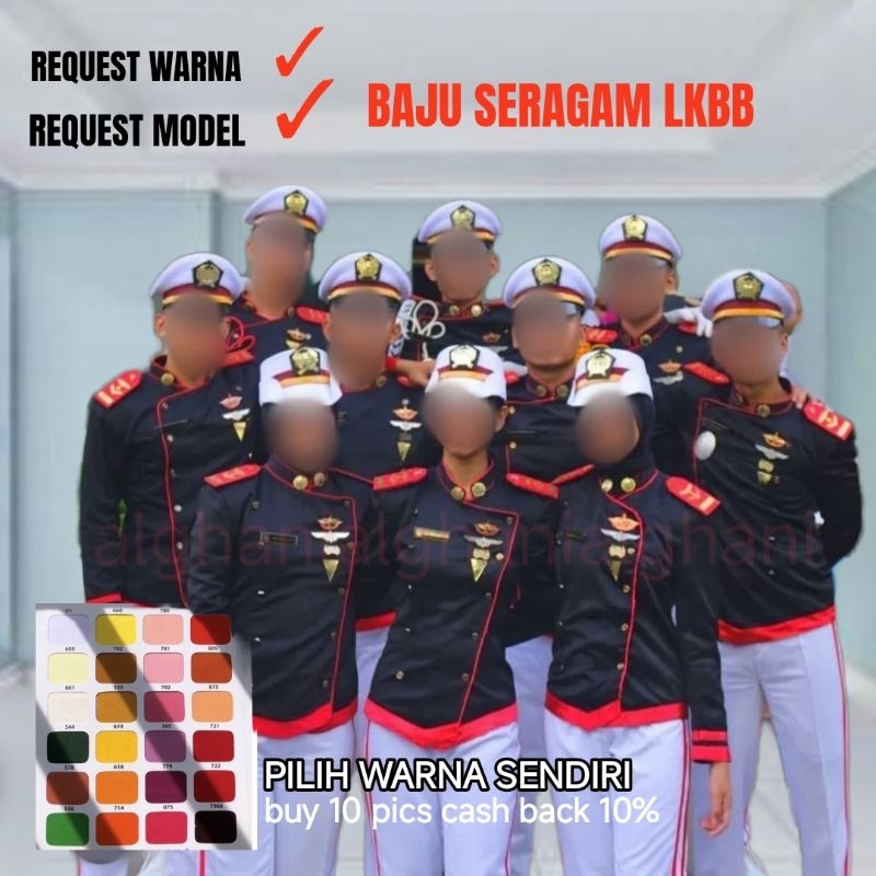 Jual BAJU SERAGAM PASKIBRA LOMBA_ SERAGAM LKBB CUSTOM WARNA | Shopee ...
