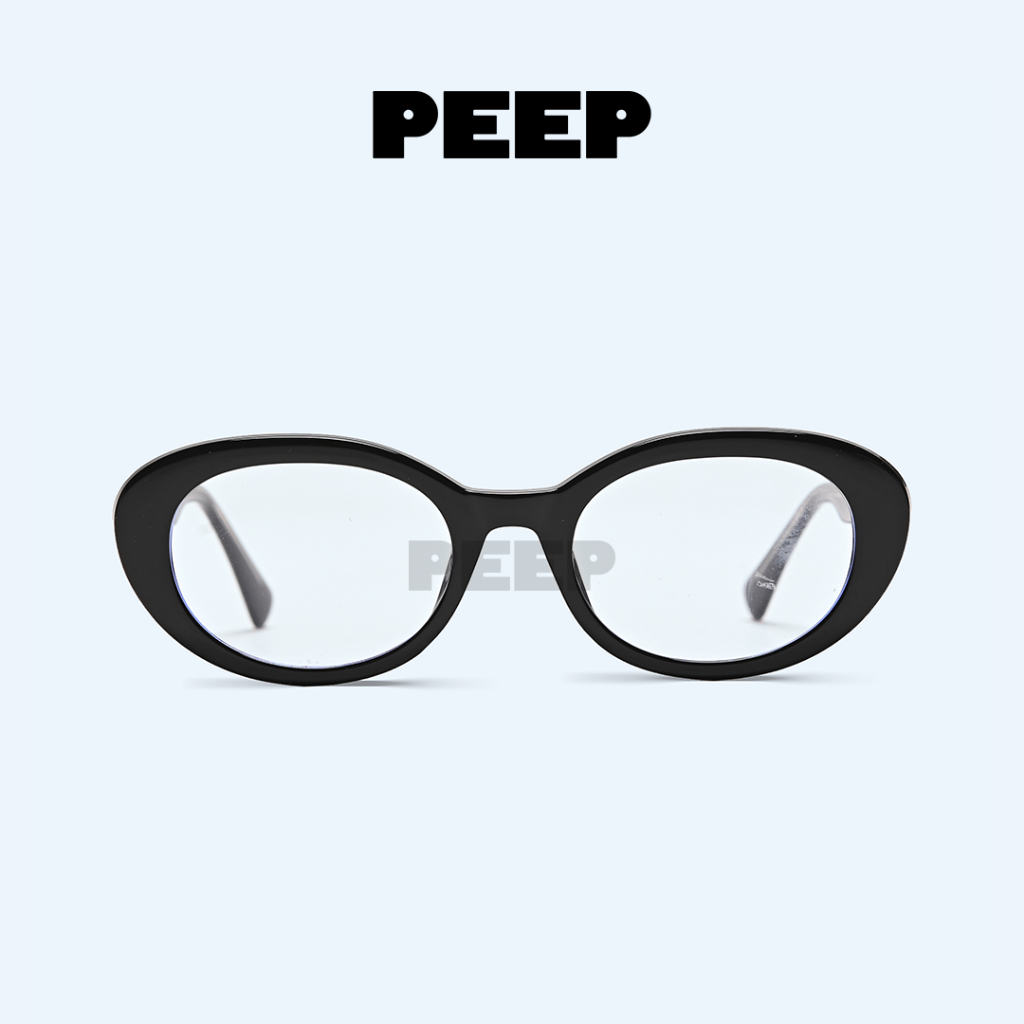 Jual Peep Eyewear - Dazzle Frame Oval | Kacamata Baca Unisex (Minus ...