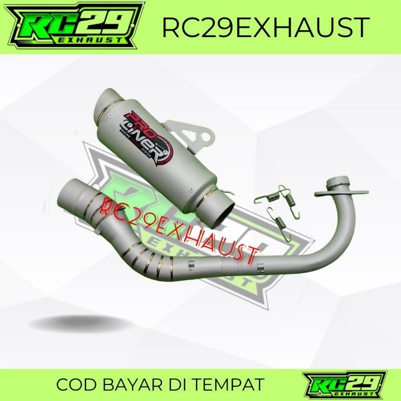Jual Knalpot Racing/PROLINER/PRO LINER TR 1 SHORT Fino/Mio/Vario/Beat/N ...