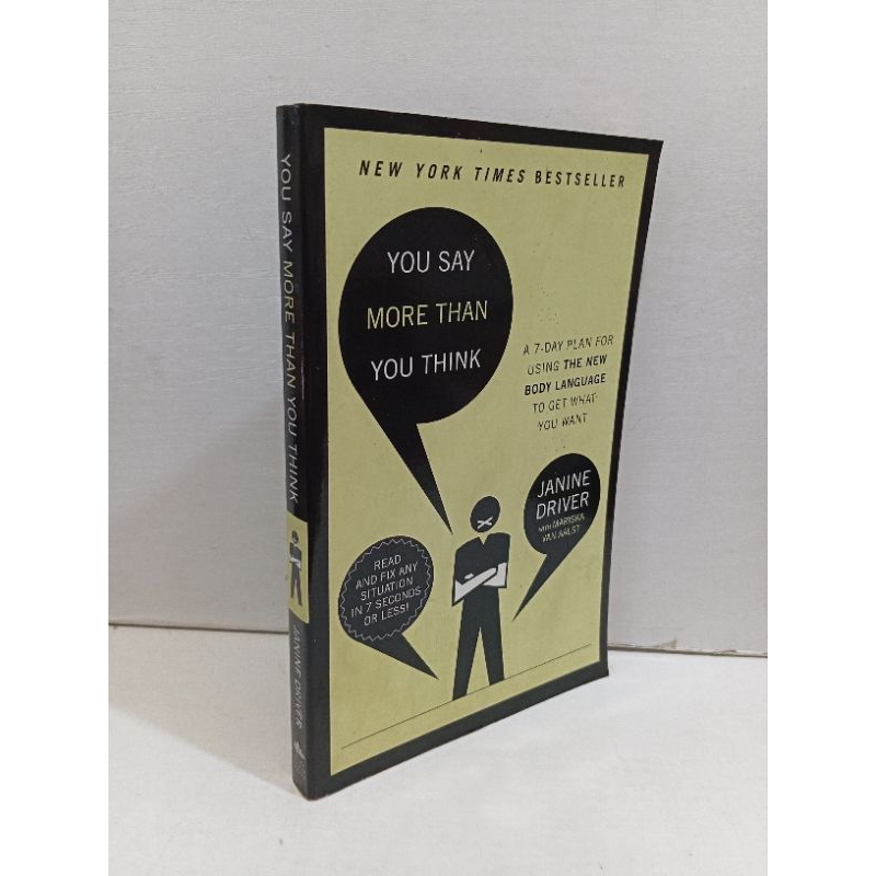 Jual You Say More Than You Think By Janine Driver Bahasa Inggris ...