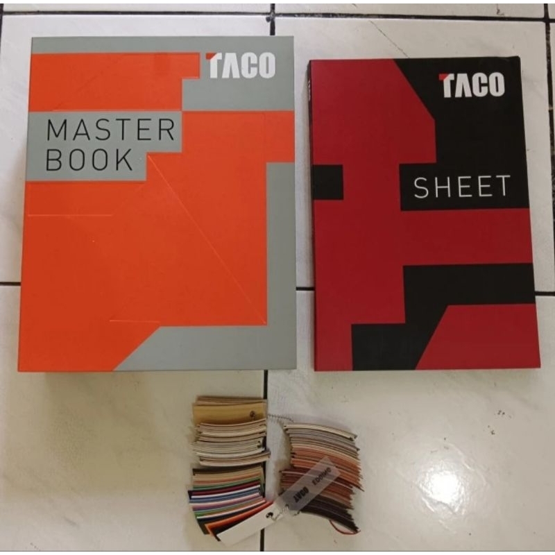 Jual 1 Set Katalog HPL, Tacosheet, Edging Taco | Shopee Indonesia