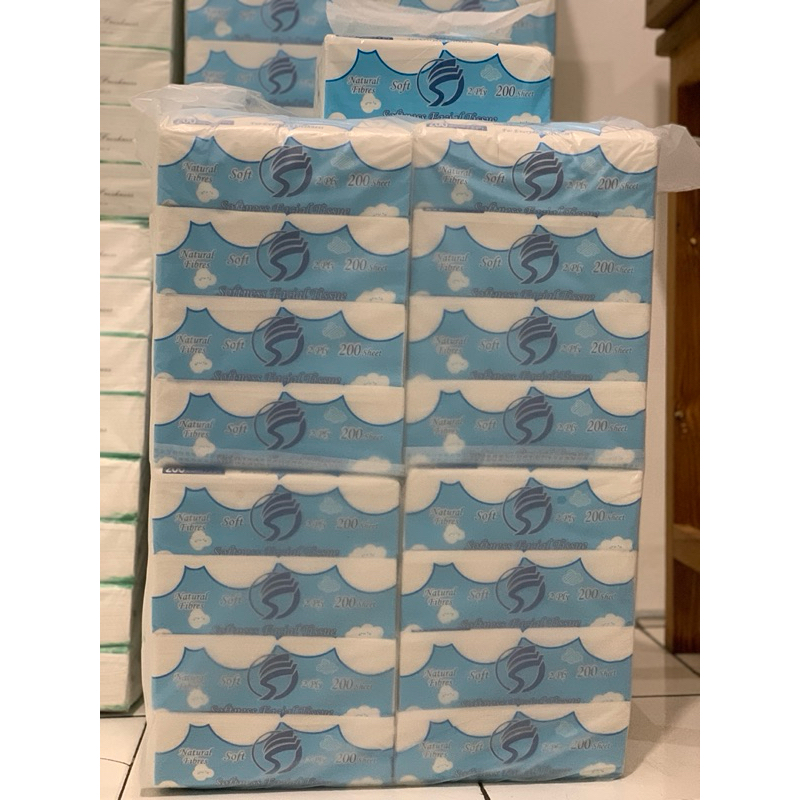 Jual Tisu Yukinawa / Tisu muka 200 sheets 2 Ply (1 Bal / 50 Pack ...