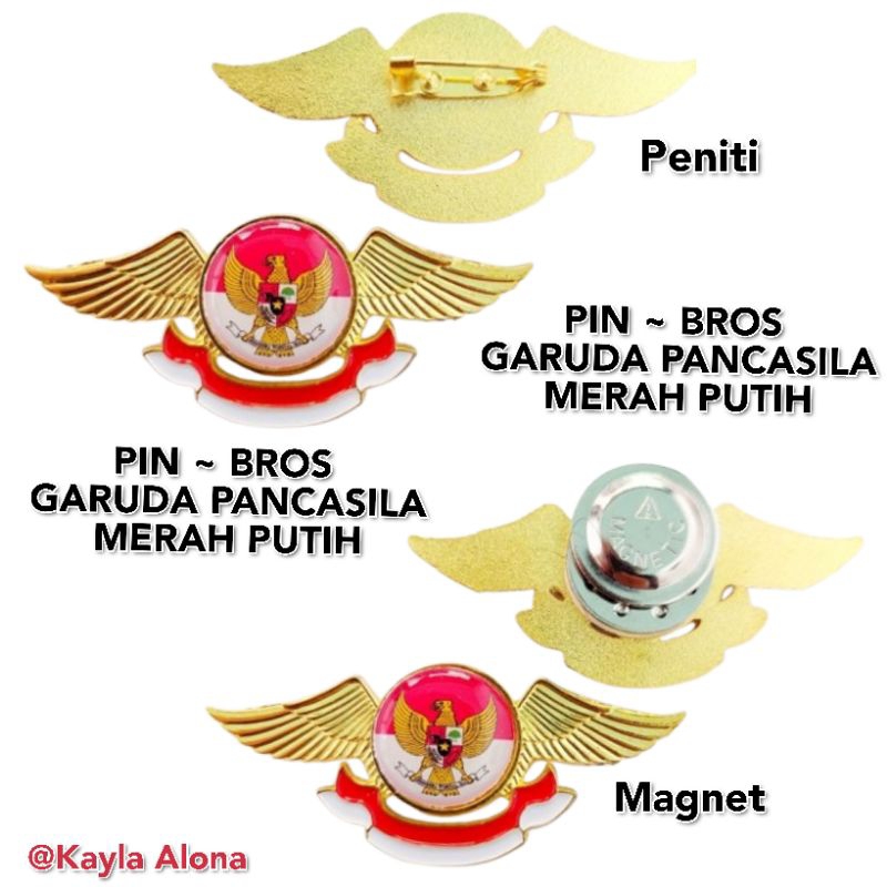 Jual PIN GARUDA PANCASILA MERAH PUTIH ~ BROS GARUDA PANCASILA MERAH ...