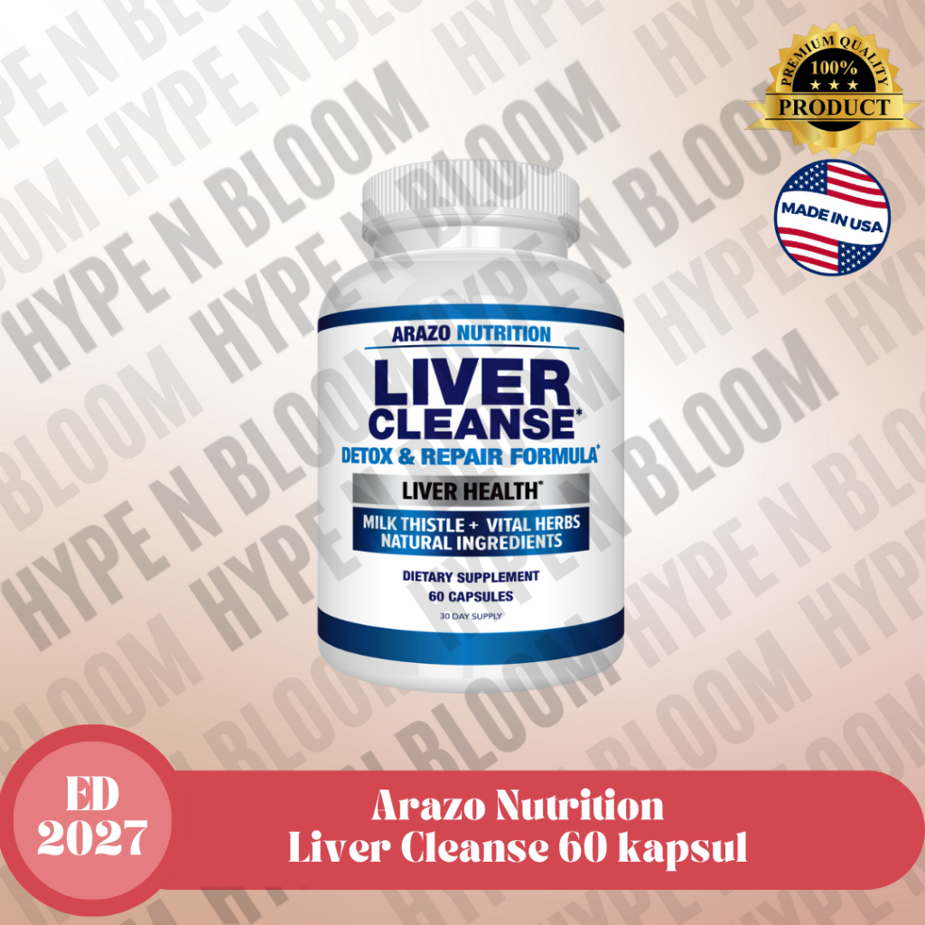 Jual Arazo Nutrition Liver Cleanse Detox Repair Formula 60 Kapsul milk ...