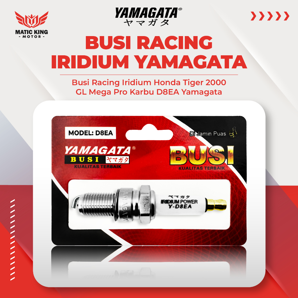 Jual Busi Spark Racing Honda Tiger 2000 GL Mega Pro Karbu D8EA Yamagata ...