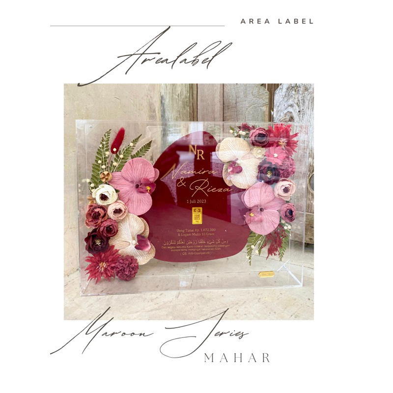 Jual Maroon Series Mahar Akrilik | Shopee Indonesia