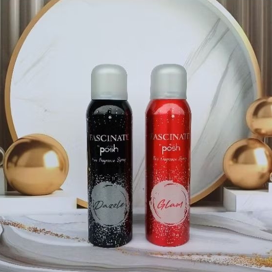 Jual POSH BODY SPRAY PARFUM FASCINATE GLAM & FASCINATE-DAZZLE ORIGINAL ...