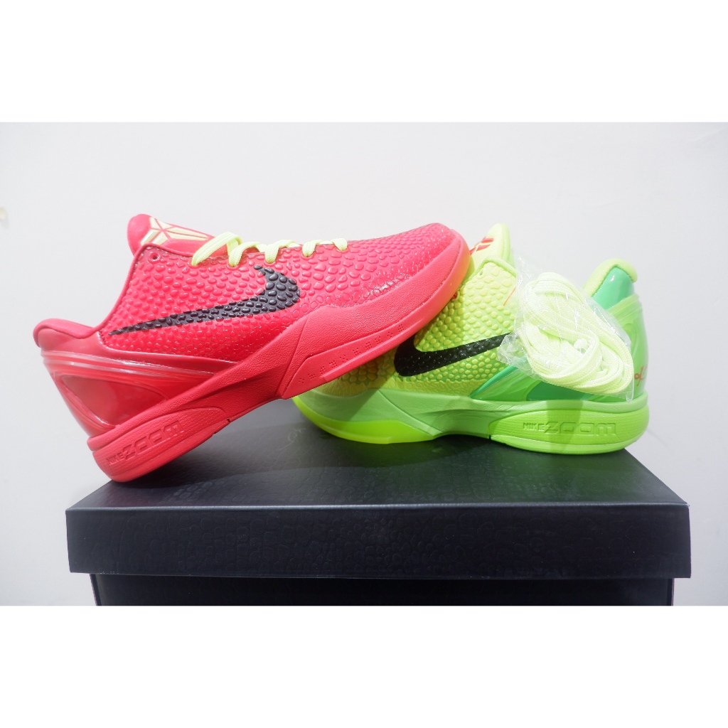 Jual SEPATU BASKET KOBE 6 PROTRO LOW GRINCH MISMATCH | Shopee Indonesia