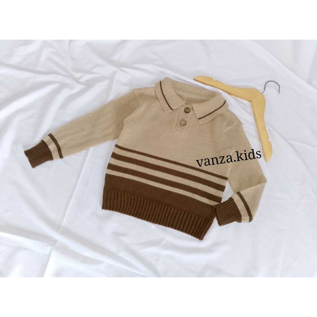 Jual Sweater halus rajut anak polo kids umur 1 - 7 tahun | Shopee Indonesia
