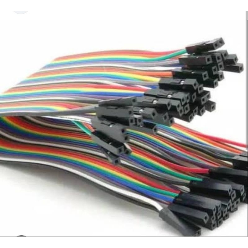 Jual kabel jumper Dupont female female 20cm 40 helai | Shopee Indonesia
