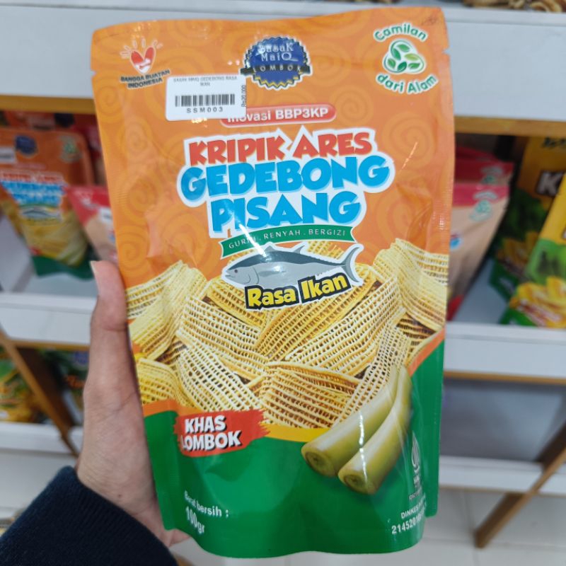 Jual Keripik Gedebog Pisang Ares Khas Lombok Berkualitas | Shopee Indonesia