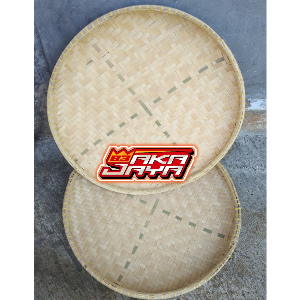 Jual Tampah bambu jumbo 60cm, Nyiru, Nampan tumpeng, Tatakan makanan ...