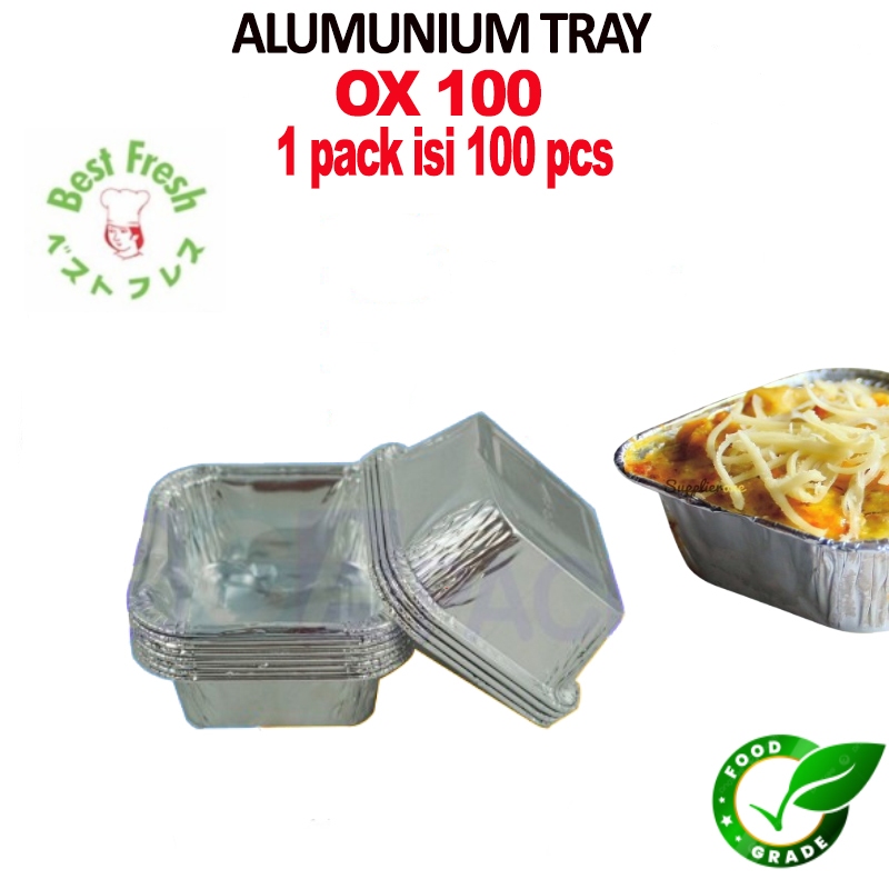 Jual ALUMINIUM FOIL CUP I ALUMINIUM FOIL TRAY I AlumInium foil + Tutup I KOTAK ALUMINIUM I OX ...