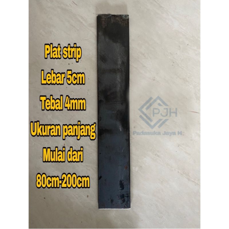 Jual Besi plat strip lebar 5cm, tebal 4mm. potongan costum mulai 80cm ...