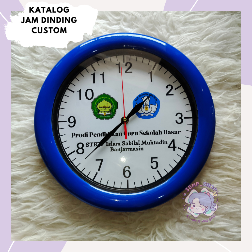 Jual [MOHON TAMBAH BUBBLE WARP] JAM DINDING CUSTOM REQUEST GAMBAR FOTO TULISAN | Shopee Indonesia