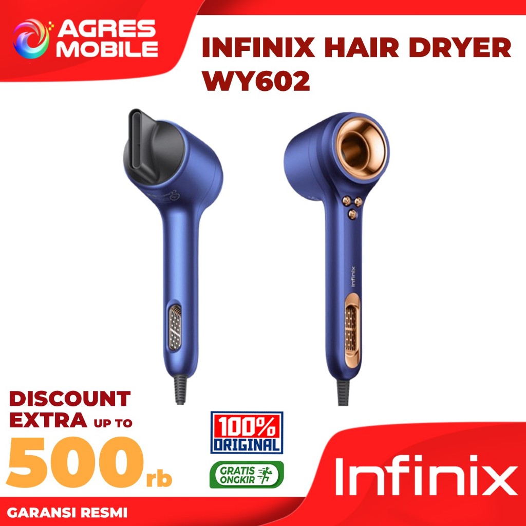 Jual Infinix Hair Dryer WY602 | Pengering Rambut - 64db Ultra Silence - High Speed Drying ...