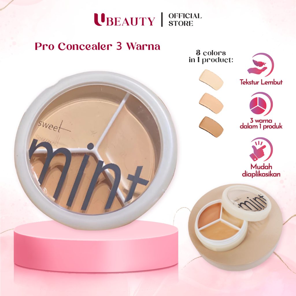 Jual uBeauty TriCover Concealer 3 Warna – Color Corrector for Spots ...