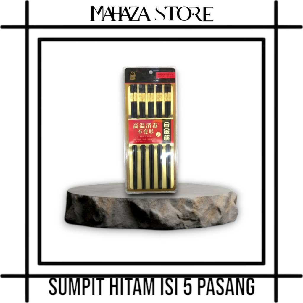 Jual SUMPIT HITAM ISI 5 PASANG | SUMPIT ALAT MAKAN | SUMPIT MEWAH ...
