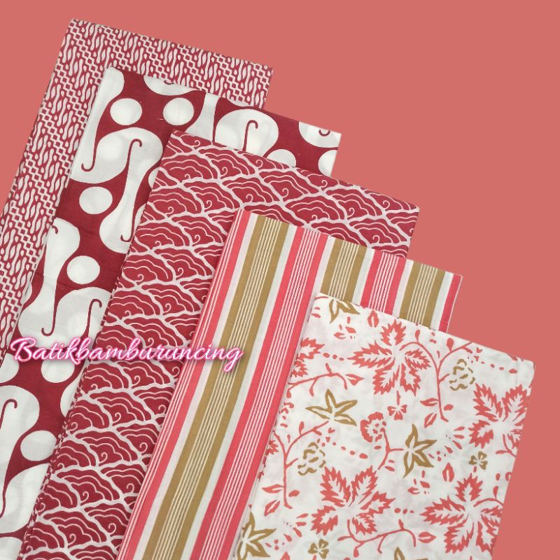 Jual kain batik printing teteron rayon warna dark dusty pink salem ...