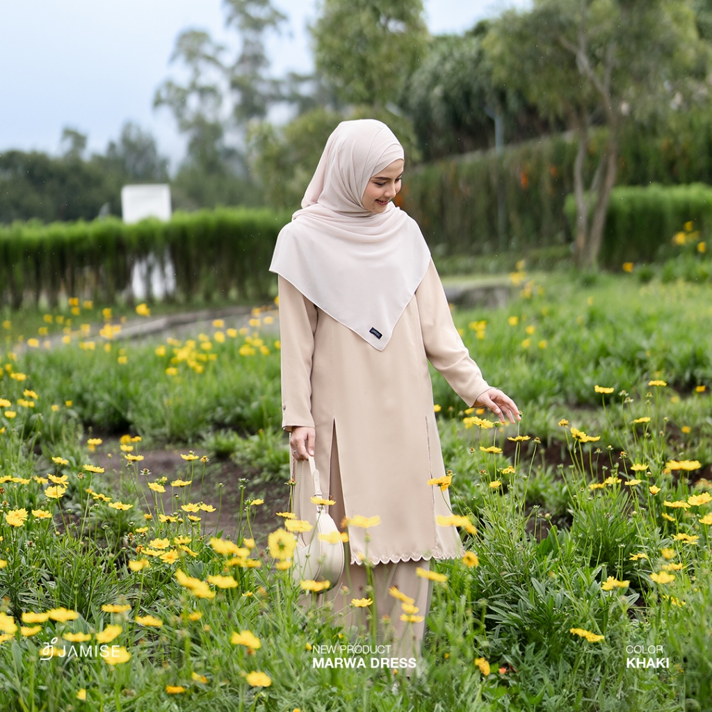 Jual JAMISE SYARI - Marwa Dress Set Tunik Rok Malay Kurung Malay Melayu ...