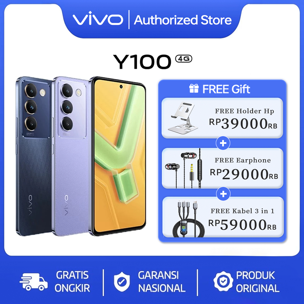 Jual Vivo Y100 4G Garansi Resmi Vivo Indonesia 12 Bulan | Shopee Indonesia