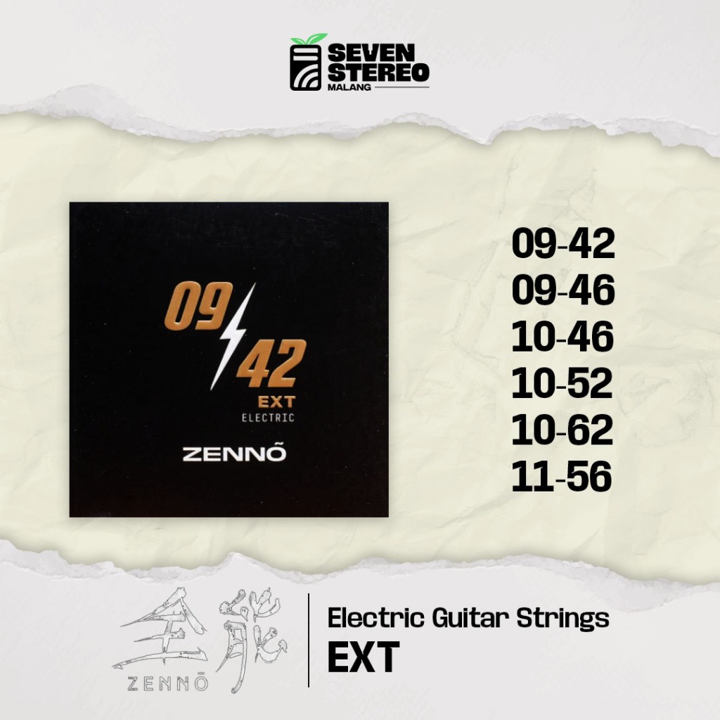 Jual Zenno EXT Coated Electric Guitar Strings Senar Gitar Elektrik ...
