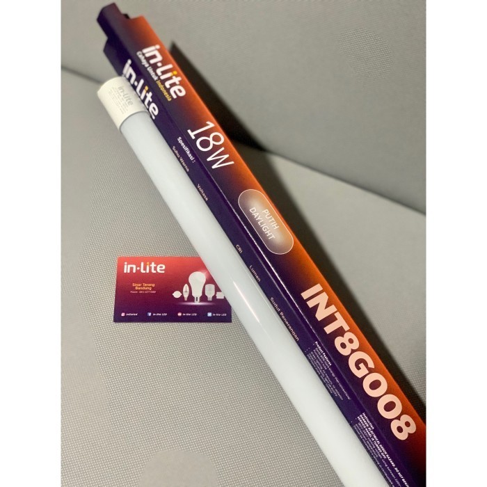 Jual Lampu TL LED 18 Watt INLITE 120cm lampu Neon TL T8 LED 120CM | Shopee Indonesia