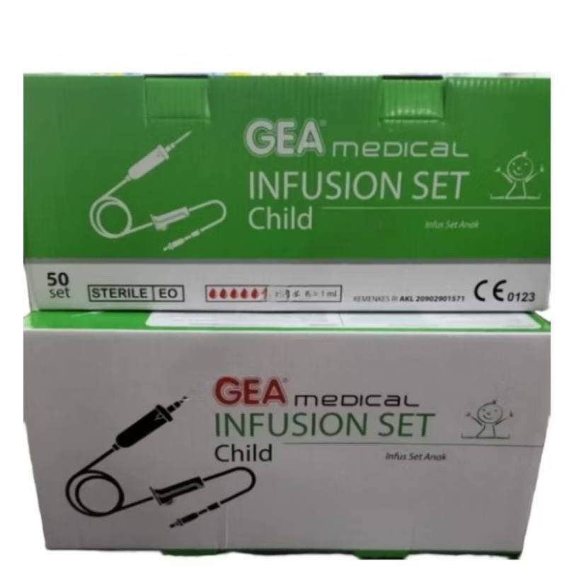 Jual Infusion Set Child Gea / Infuset Anak Gea per BOX | Shopee Indonesia
