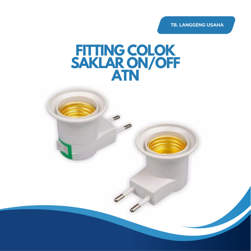 Jual LU FITTING FITING PITING SAKLAR ON OFF DUDUKAN LAMPU PLAFON ...