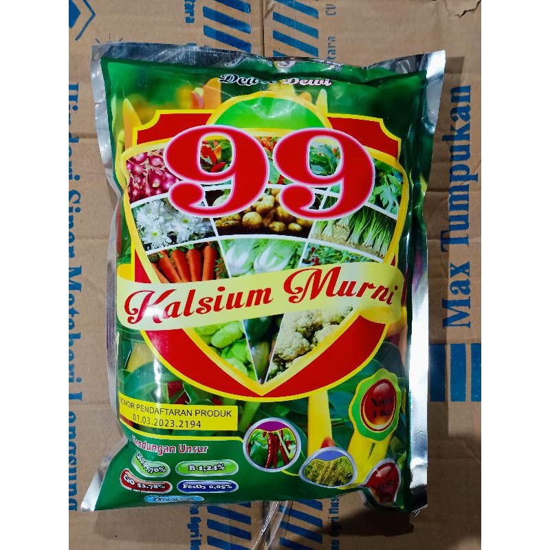 Jual Kalsium Murni 99 Pupuk Calsium 1 Kg | Shopee Indonesia