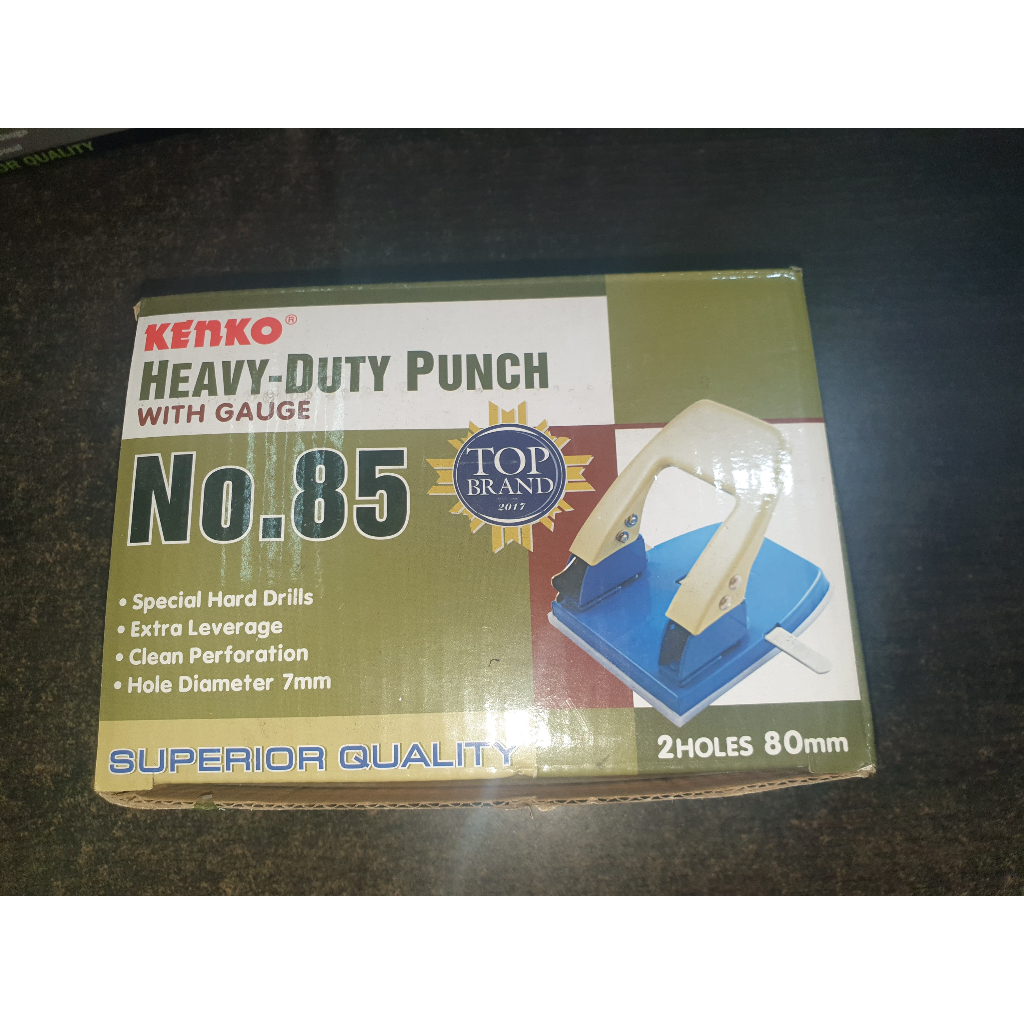Jual Punch Pembolong Kertas KENKO 85 Besar Heavy Duty Punch With Gauge ...