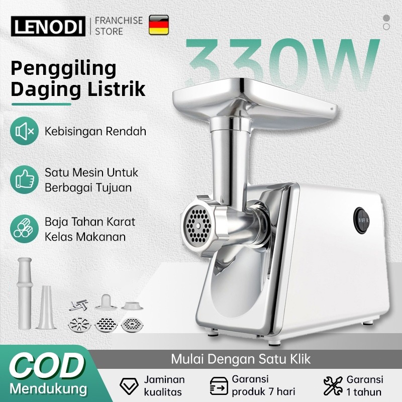 Jual Mesin Giling Penggiling Daging Meat Grinder 300W 220V Dengan Daya ...