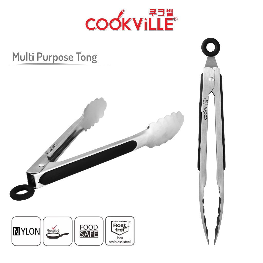 Jual [COOKVILLE] Multi Purpose Tong 9 Inch | Shopee Indonesia