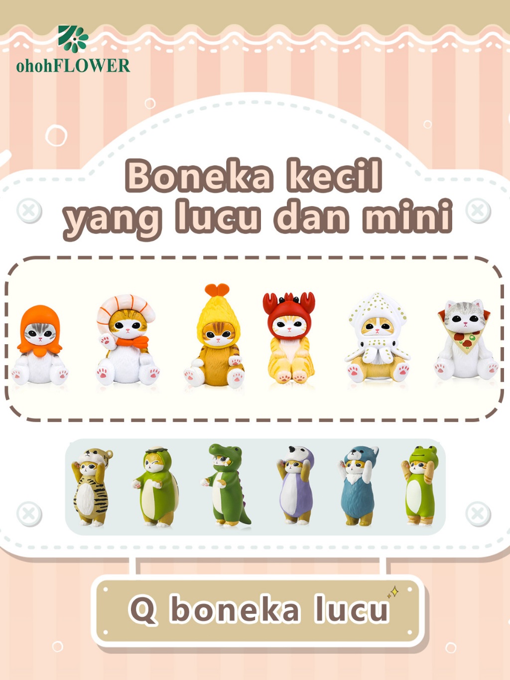 Jual [COD][Stok Siap] Eikoh Kotak Telur Figure Mofusand Standing Animal ...