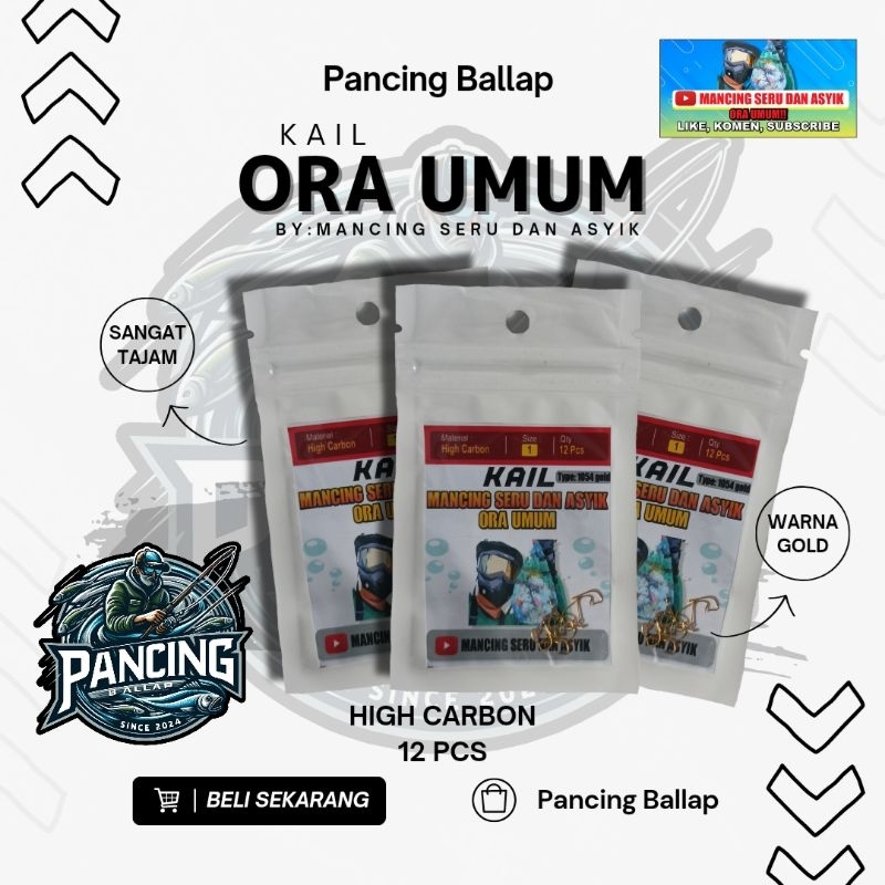 Jual KAIL MICRO FISHING "ORA OMOM " DARI MANCING SERU DAN ASYIK ...