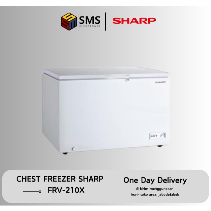 Jual SHARP FRV-210X CHEST FREEZER 200 liter | Shopee Indonesia