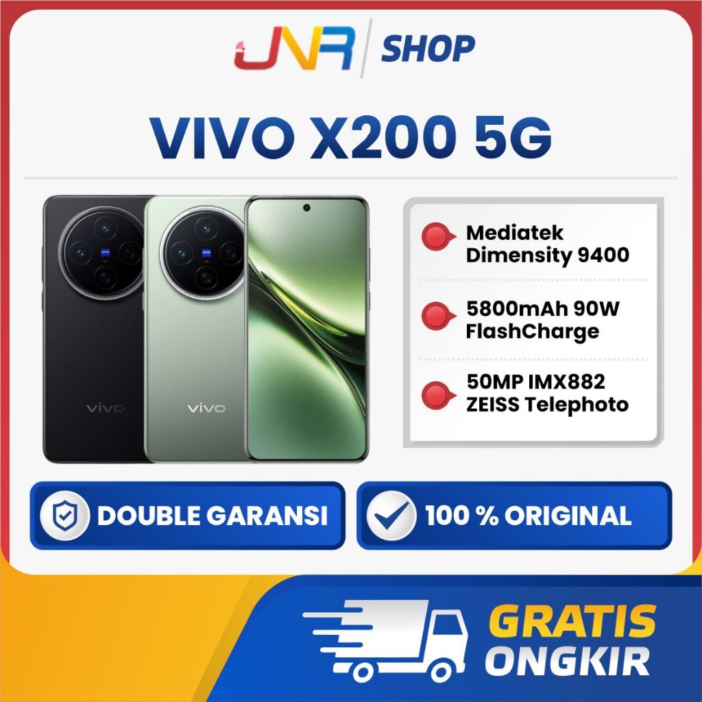 Jual Vivo X200 5G 12+256GB Fast Charging 90W Original Garansi Resmi | Shopee Indonesia