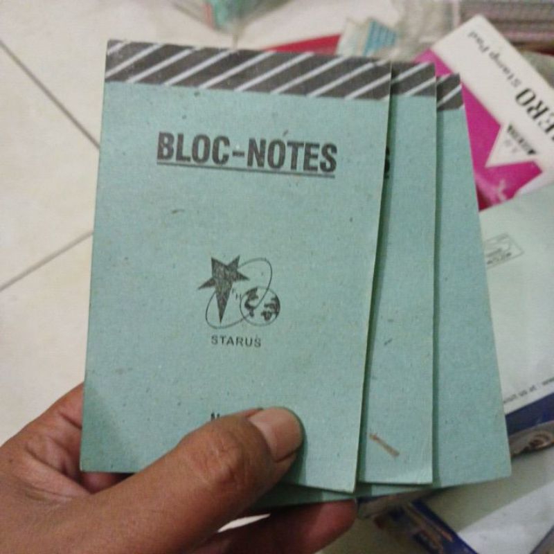 Jual Bloc Note Notebook Notes No. 7 Ukuran 8 x 11,5 cm | Shopee Indonesia