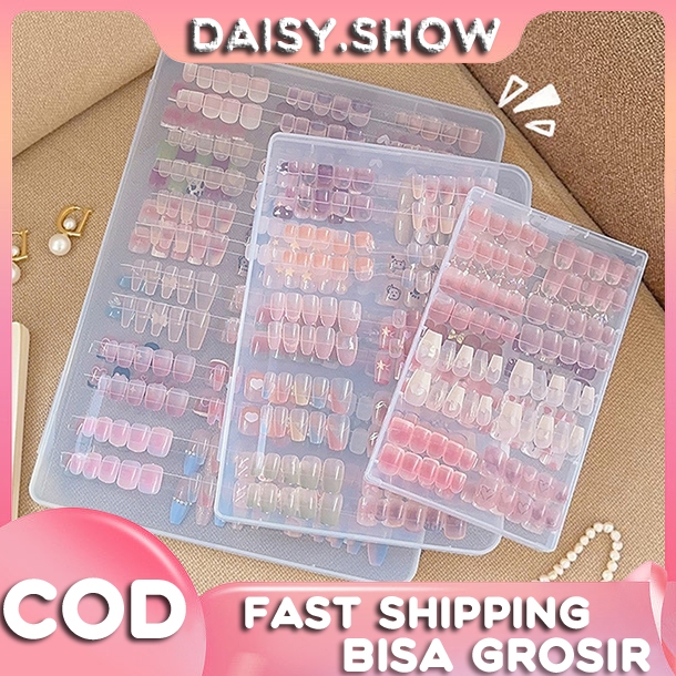 Jual Kotak Display Kuku Palsu Kotak Serbaguna Nail Accessories Kotak ...