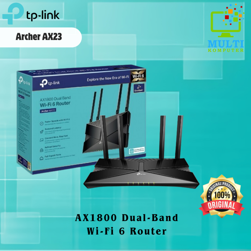 Jual TP-LINK Archer AX23 AX1800 Dual-Band Wi-Fi 6 Router | Shopee Indonesia