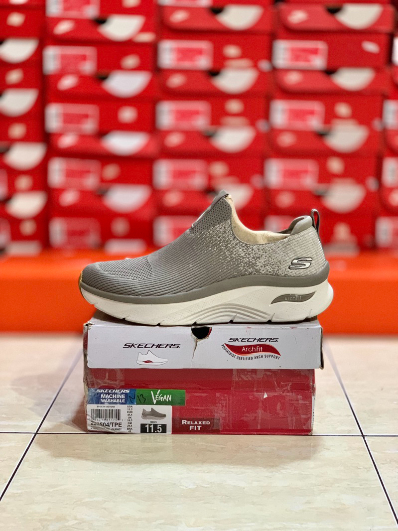 Jual SKECHERS ARCH FIT D’LUX KEY JOURNEY TAUPE 232504/TPE ORIGINAL 100% ...