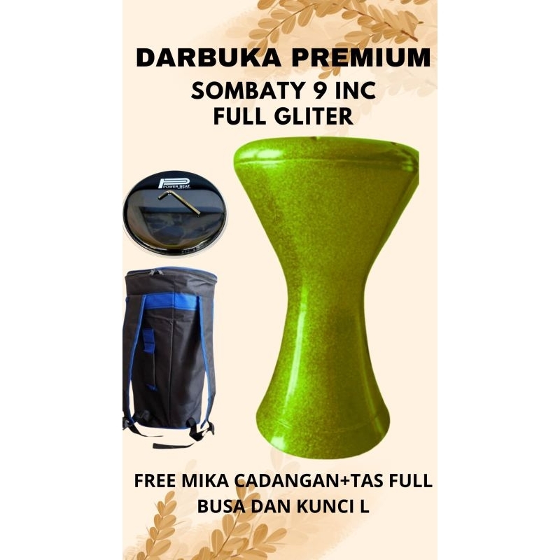 Jual Darbuka Premium Sombat 9 Inc Full Glitter | Shopee Indonesia