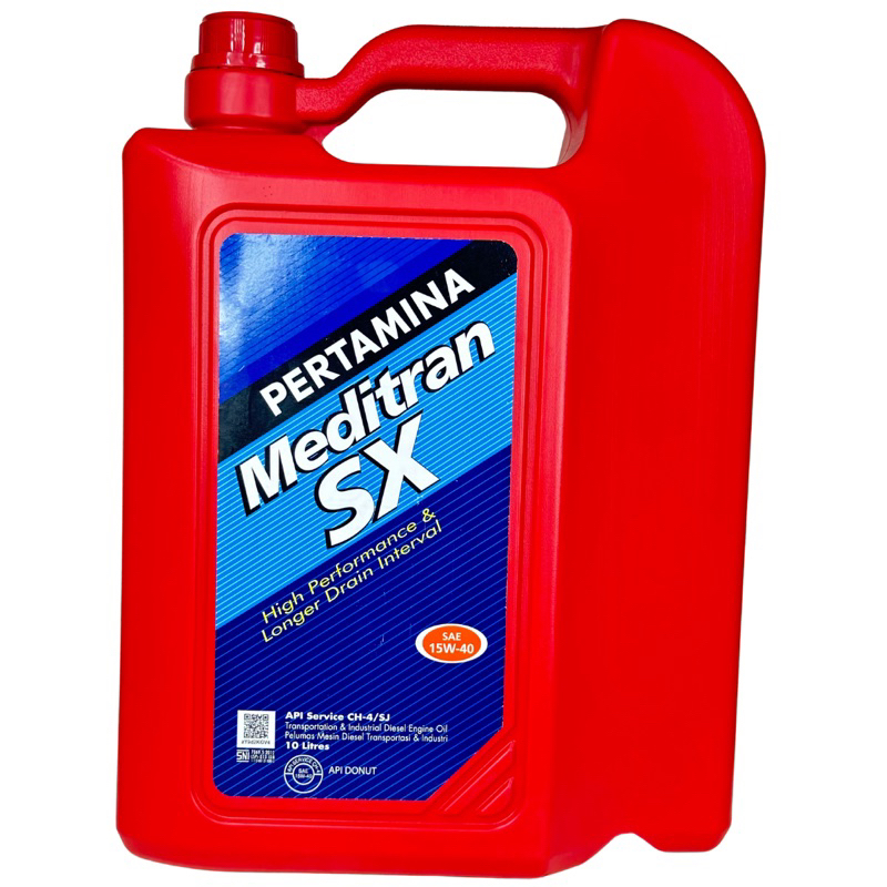 Jual OLI PERTAMINA MEDITRAN SX SAE 15W-40 10 LITER | Shopee Indonesia